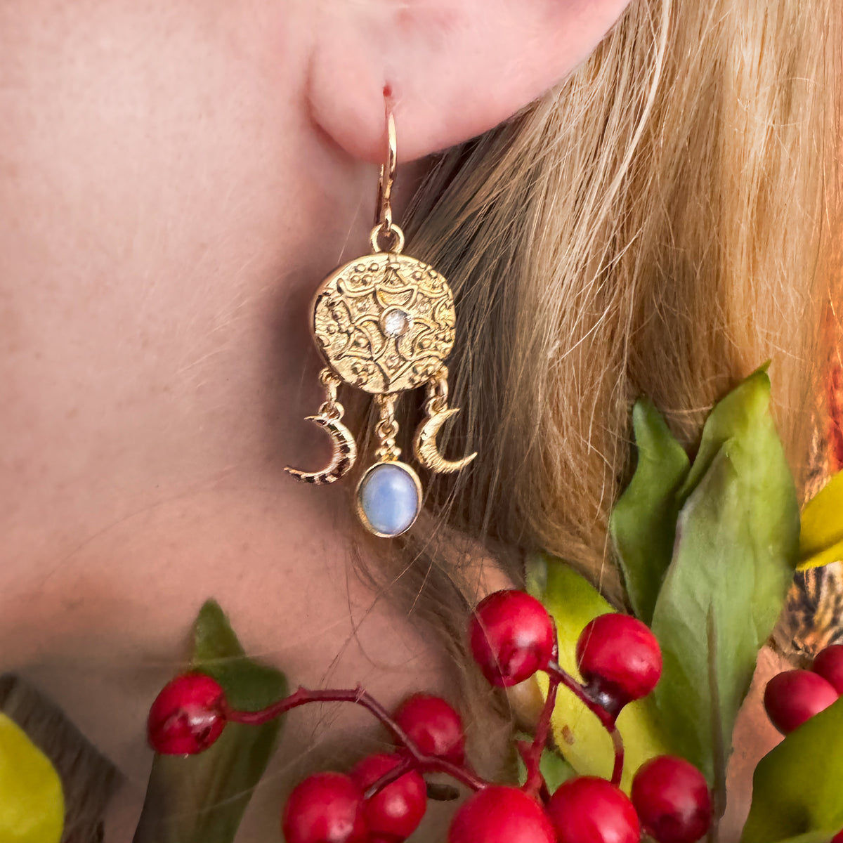 The Morgana Moon Earrings – Mementomoridesignsnyc
