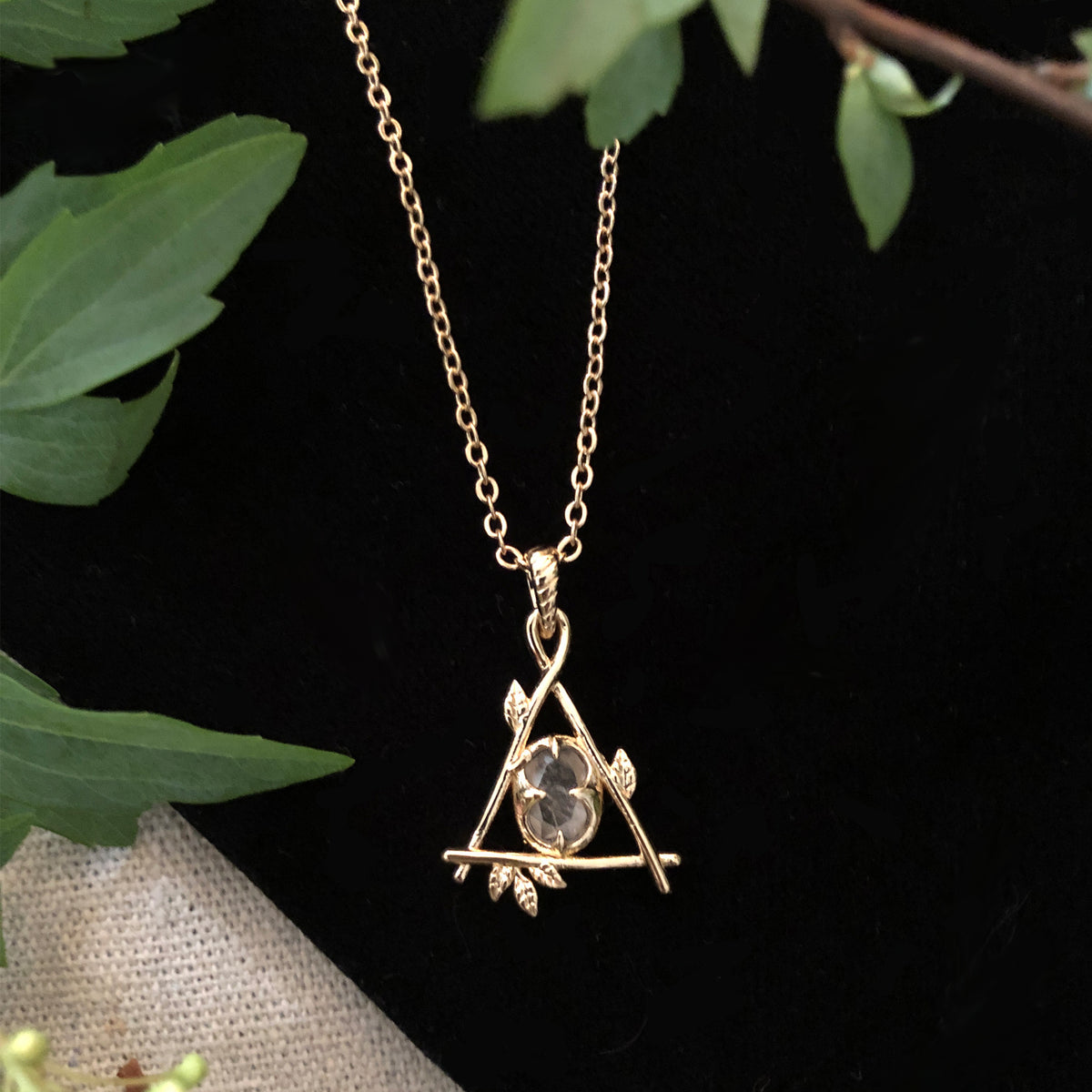 The Fae Necklace- Gold – Mementomoridesignsnyc