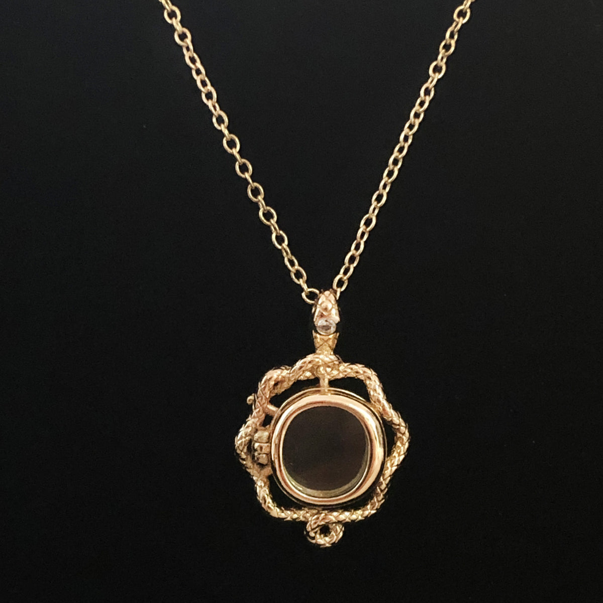 Lilith Snake Keepsake Necklace – Mementomoridesignsnyc