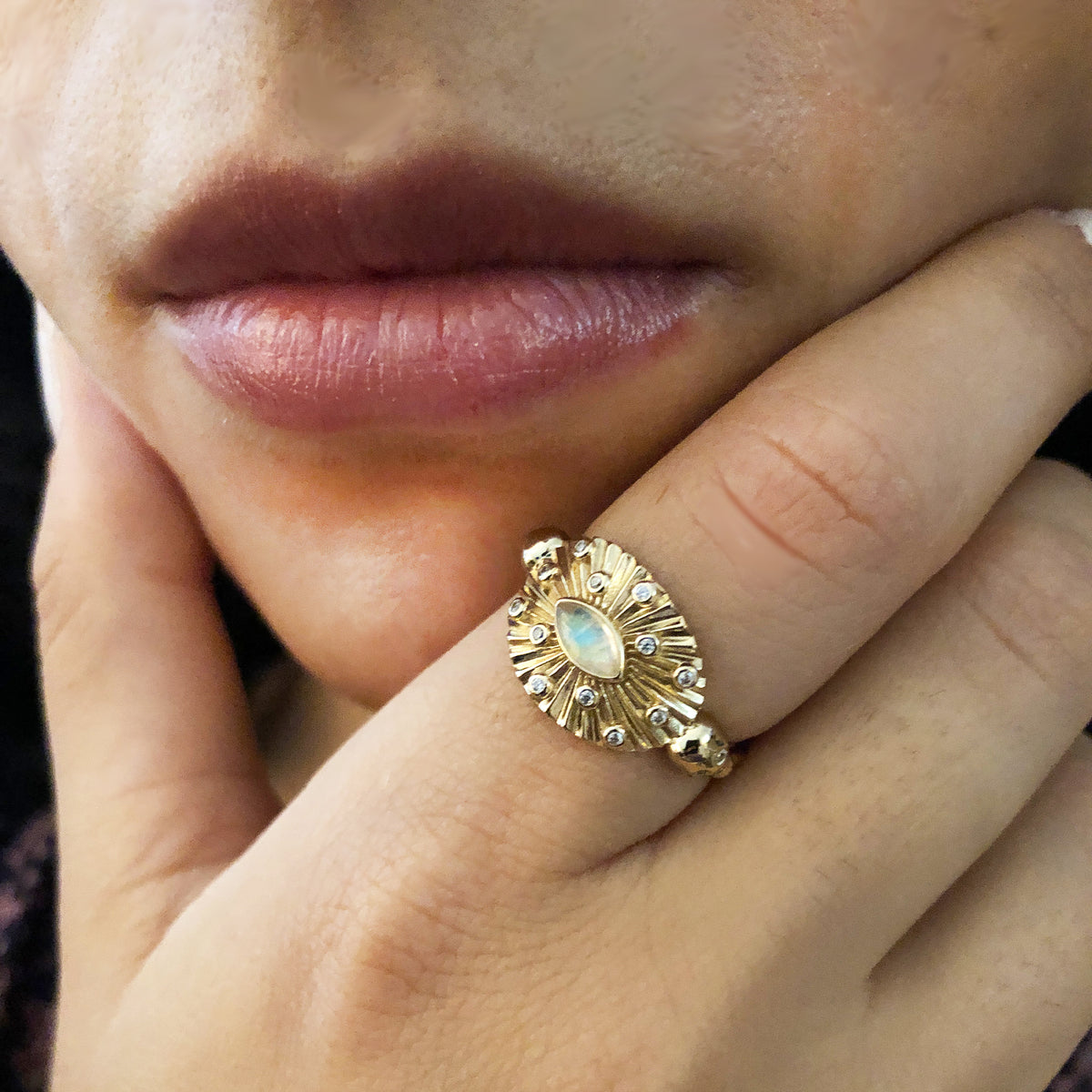 The Oracle of Delphi Ring - Gold – Mementomoridesignsnyc