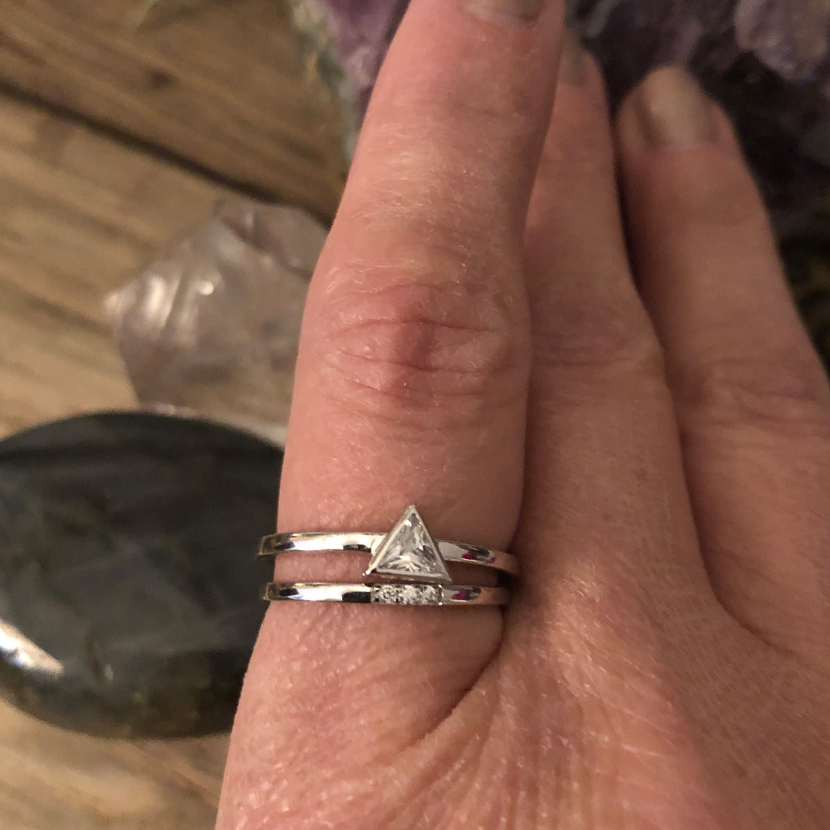 Slim Trinity Ring - Silver – Mementomoridesignsnyc